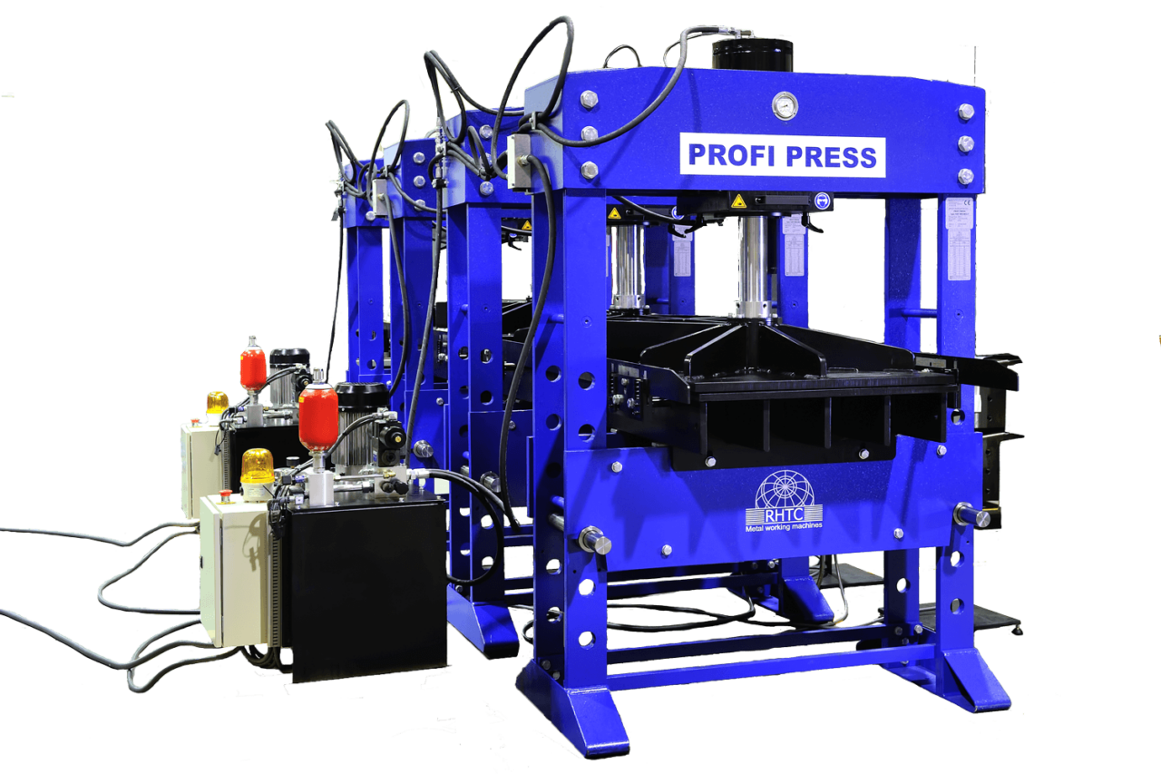 Press line | Profi Press, high quality hydraulic presses - RHTC