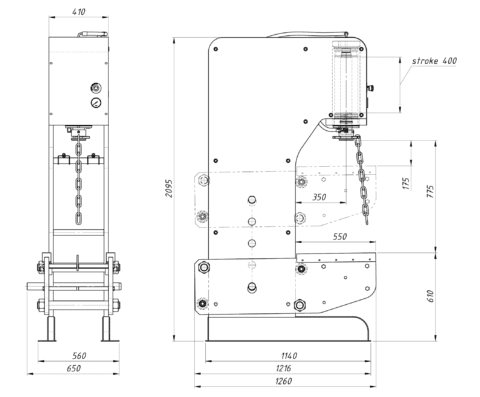 C-Frame Press Machine | Profi Press Hydraulic Presses | RHTC